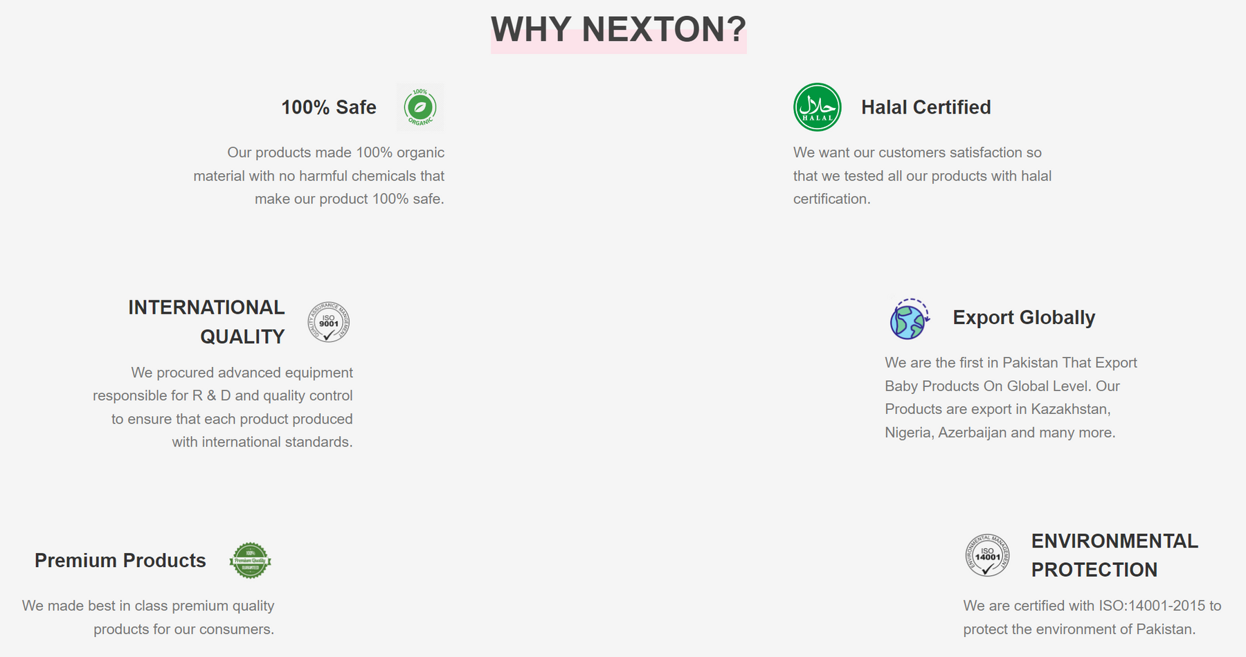 NEXTON CATALOGUE